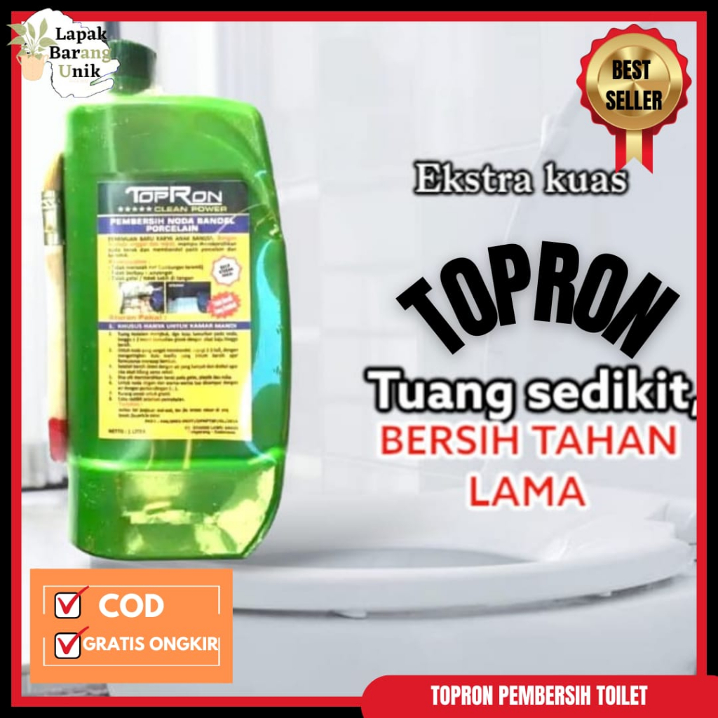 Jual TOPRON CLEAN POWER BERSIHKAN KERAK NODA MEMBANDEL LANTAI KAMAR ...