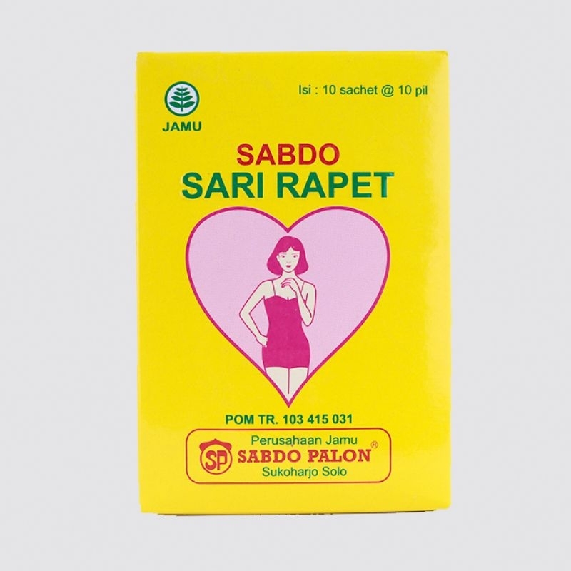 Jual Jamu Pil Sari Rapet Khusus Wanita - Sabdo Palon ( 1 Pack Isi 10 ...