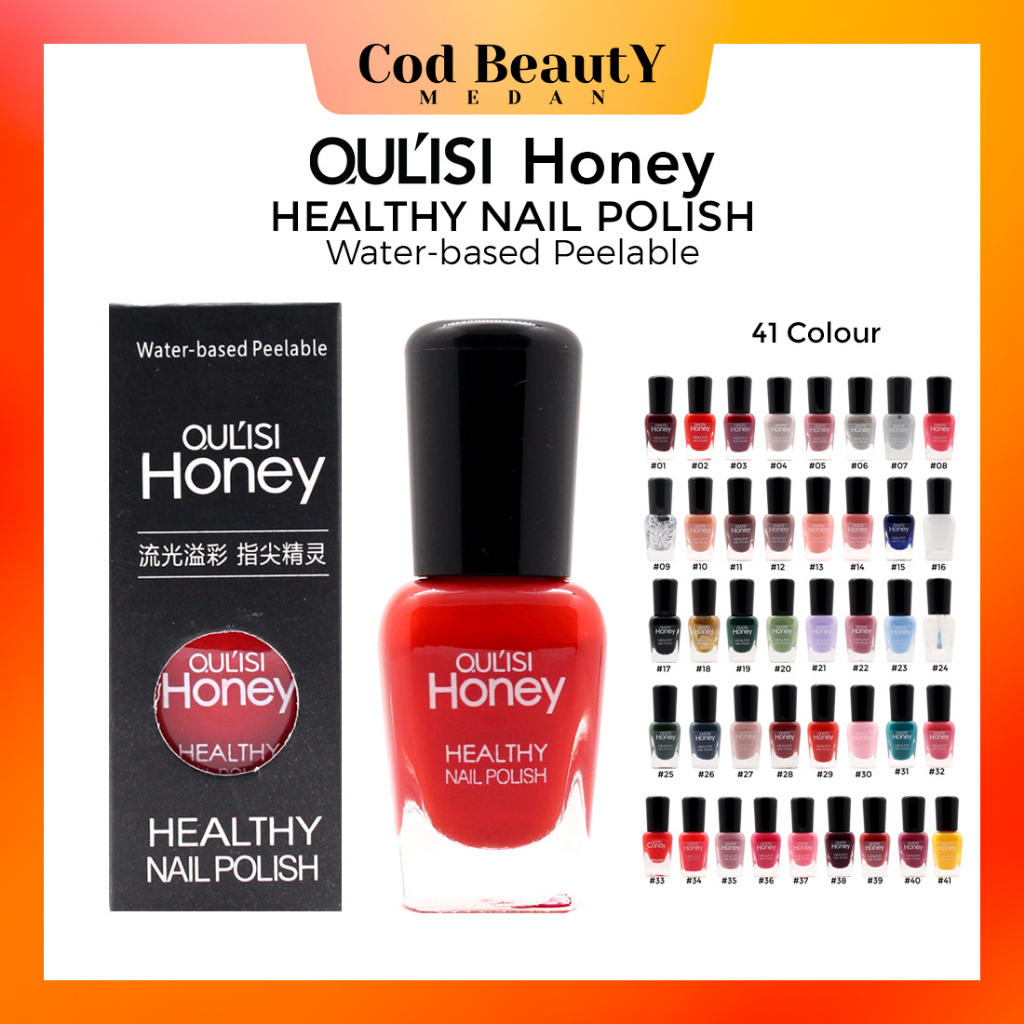 Jual KUTEK PEEL OFf OULISI HONEY HEALTHY NAIL POLISH HALAL 8 ML ...