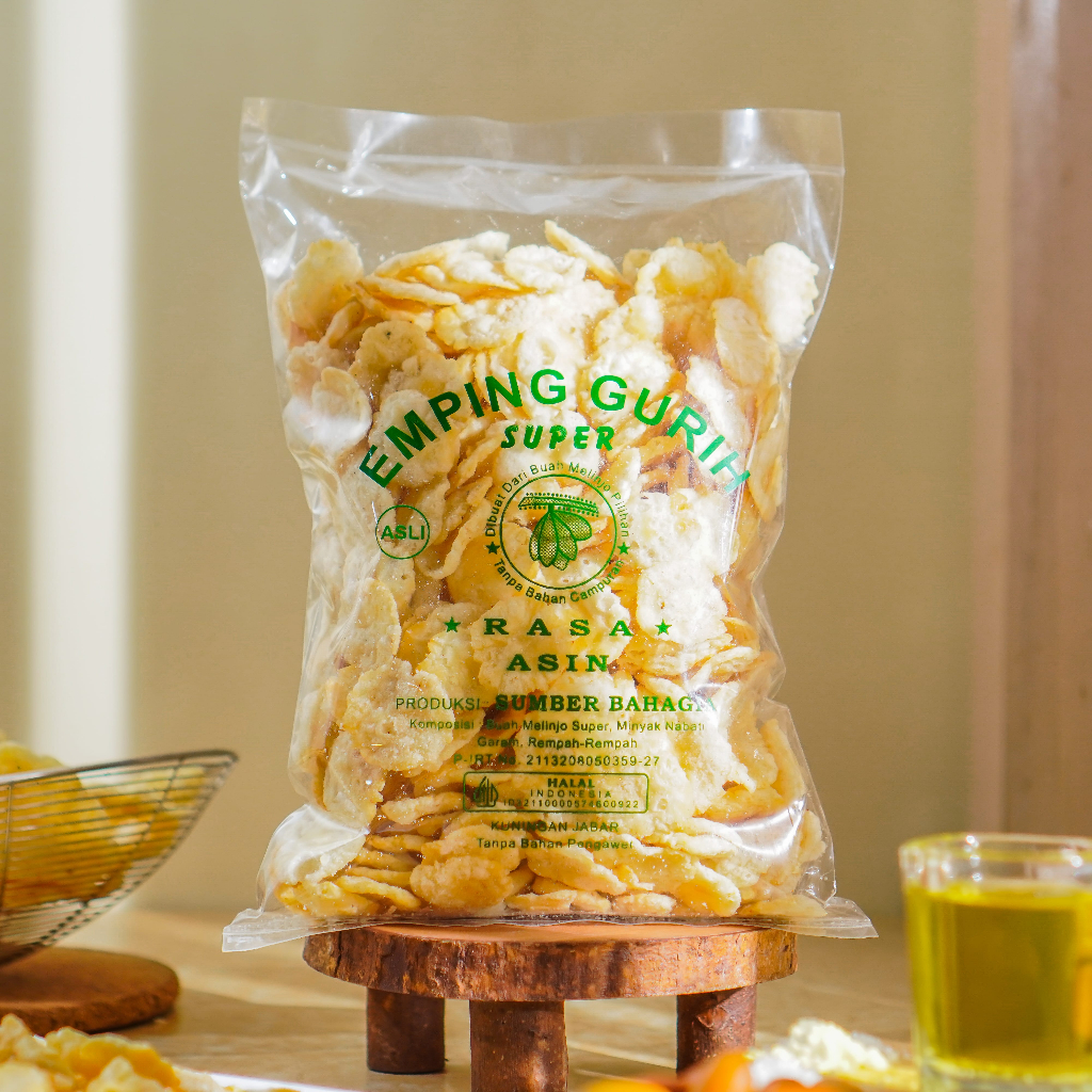 Jual Emping Melinjo Belinjo Original Rasa Asin Gurih Kualitas Super ...
