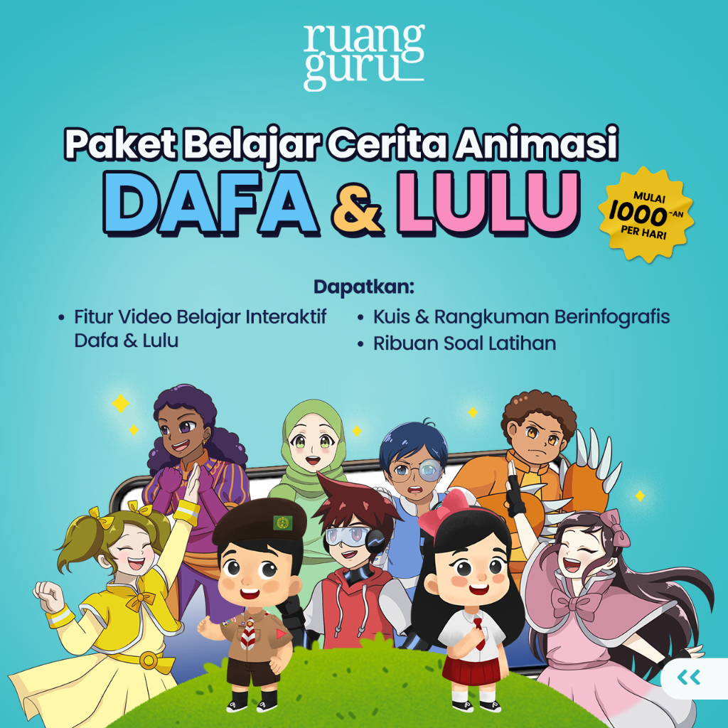 Jual Paket Belajar dengan Cerita Animasi Dafa & Lulu SD | Shopee Indonesia