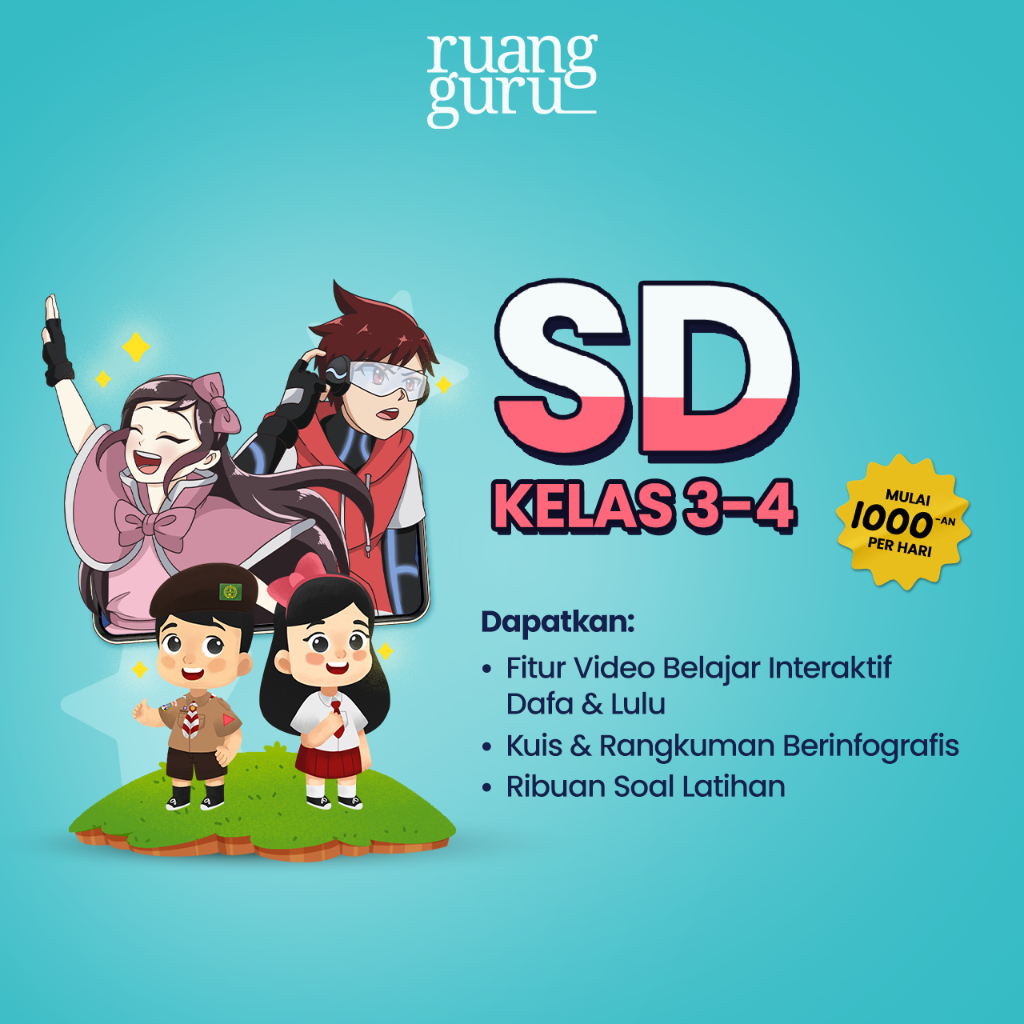 Jual Paket Belajar dengan Cerita Animasi Dafa & Lulu SD | Shopee Indonesia