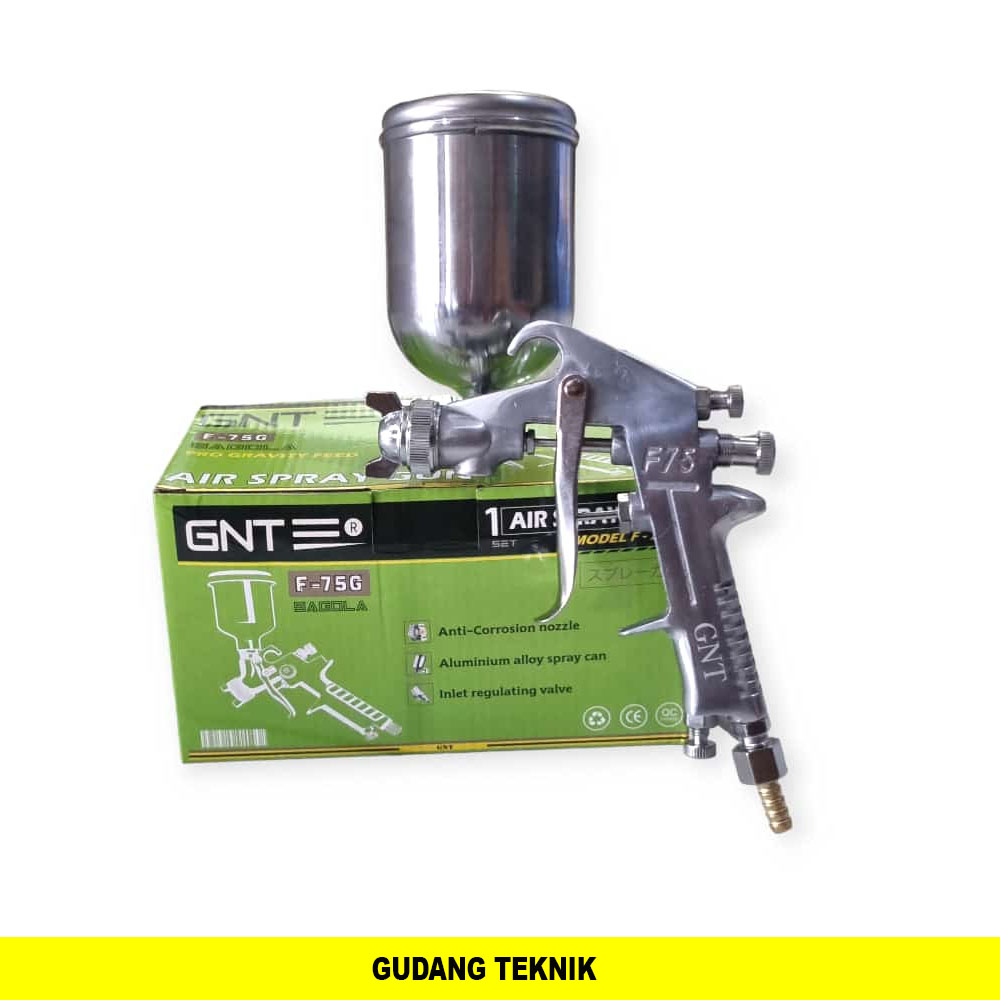 Jual Spray Gun F75G Murah Tabung Atas GNT 400ml / Sprayer Gun Cat ...