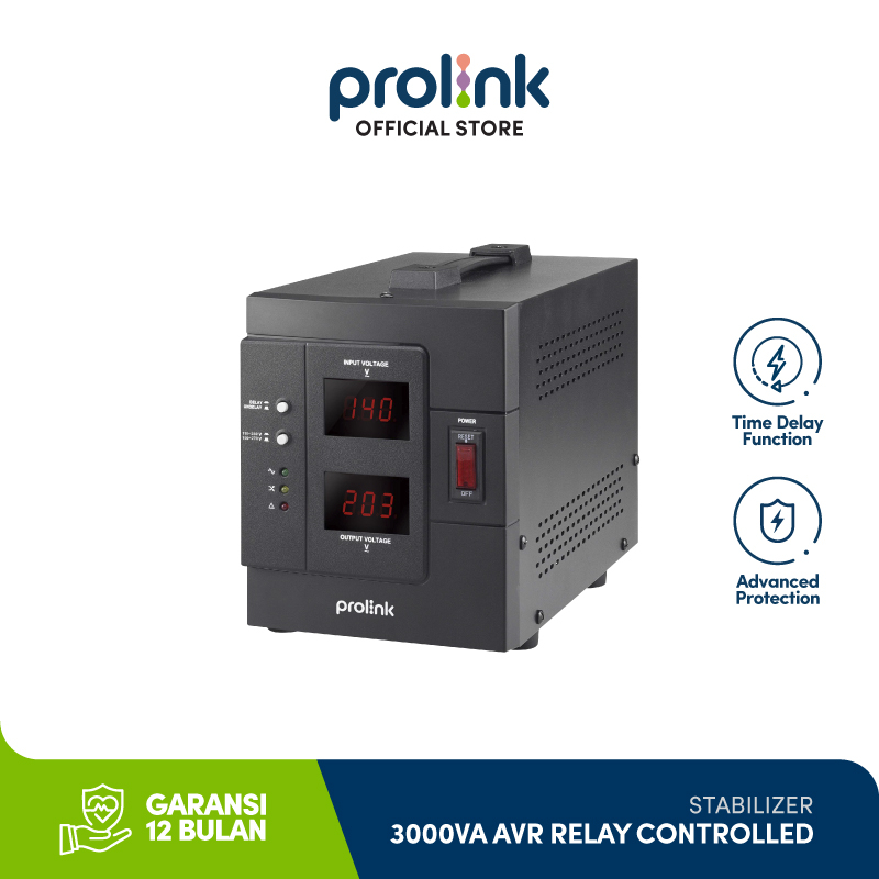 Jual Prolink Stabilizer 3000VA Automatic Voltage Regulator l AVR l ...