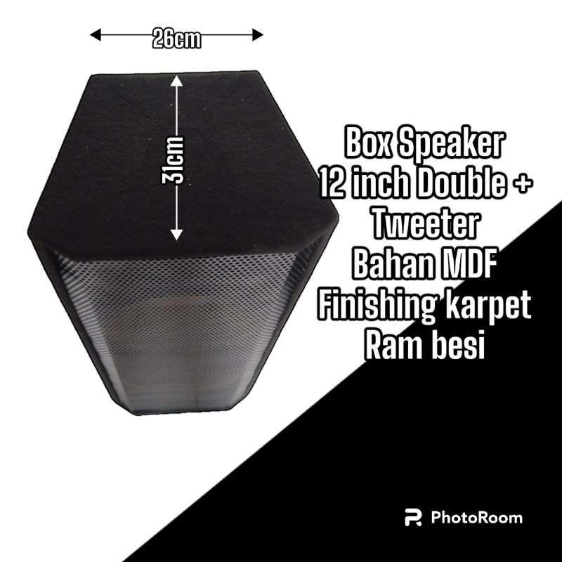 Jual Box kosong 12 inch double plus tweeter | Shopee Indonesia