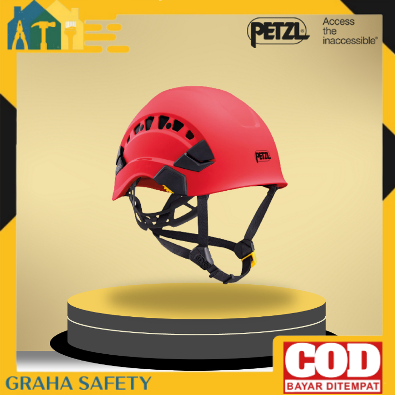 Jual PETZL VERTEX VENT HELMET - HELM SAFETY CLIMBING PETZL WARNA MERAH ...