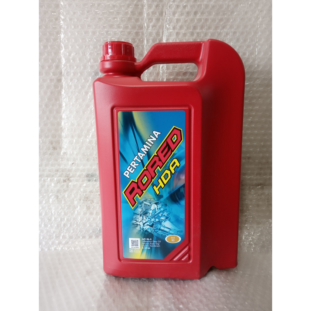 Jual Oli Pertamina Rored HDA SAE 90 5 Liter Asli Original | Shopee ...