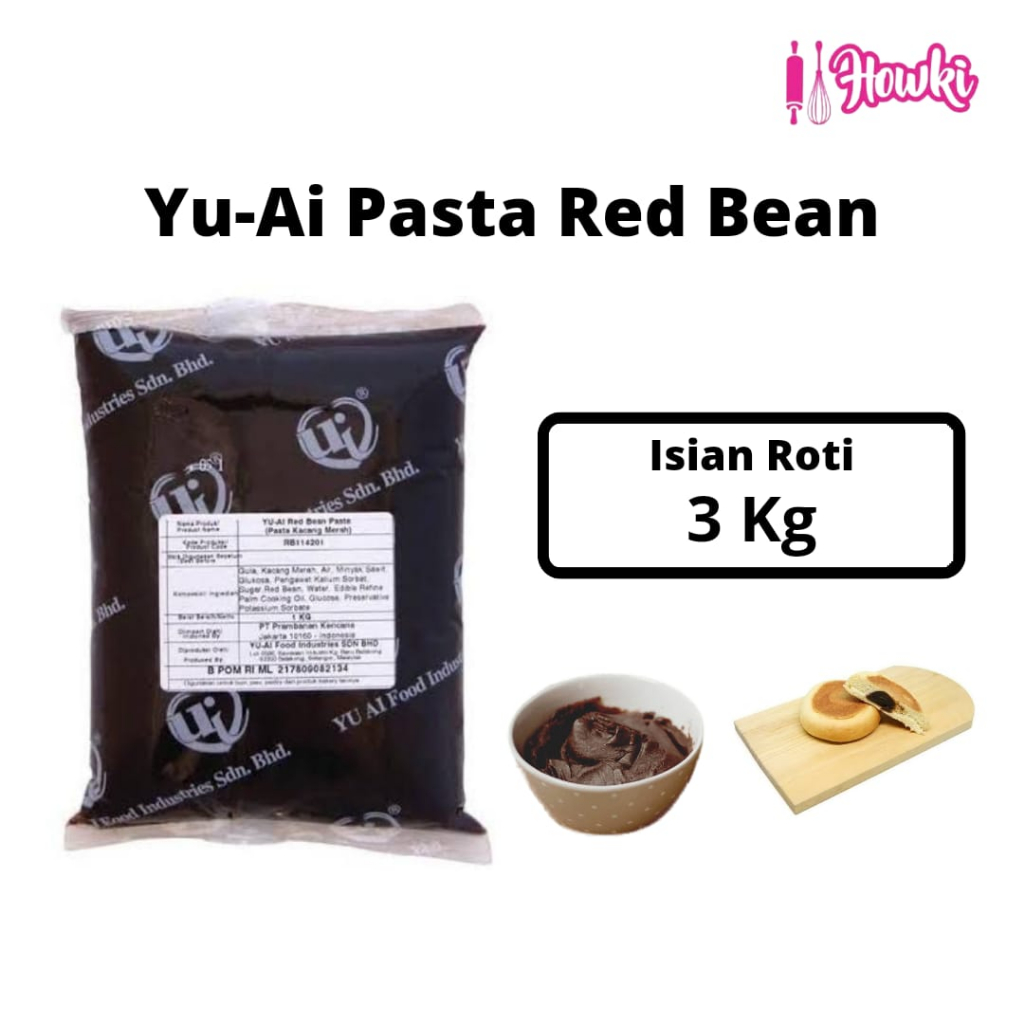 Jual Yu Ai Red Bean Paste ( Kacang merah ) 3 KG/kemasan ASLI | Shopee Indonesia