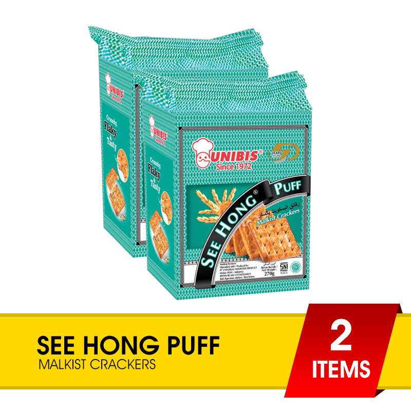 Jual Unibis Super See Hong Puff Crackers 247 g (2 pcs) | Shopee Indonesia