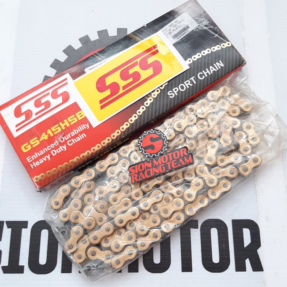 Jual Rantai Chain Roda Motor Tipis Triple S / SSS Racing GS 415 - 130 ...