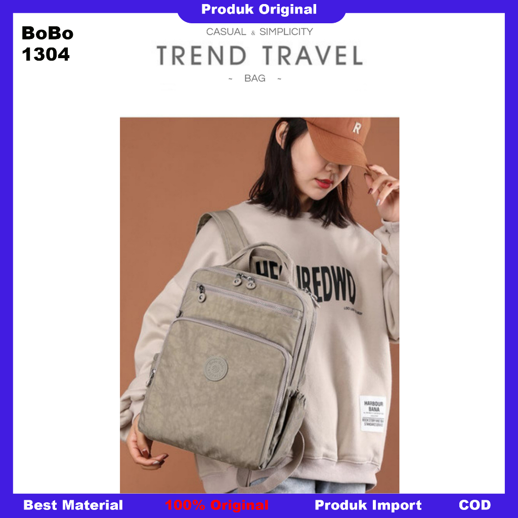 Jual BOBO FASHION - BOBO TAS RANSEL 1304 RANSEL LAPTOP WANITA 15 IN ...
