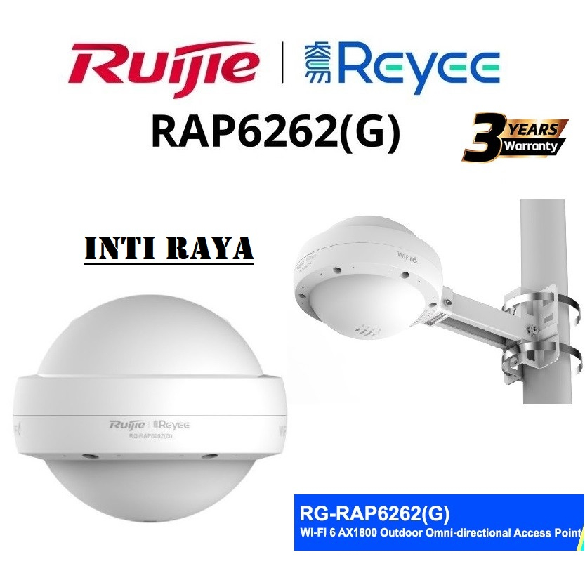 Jual Ruijie RAP6262G RG-RAP6262(G) Wi-Fi 6 Outdoor Access Point Rap6262 ...