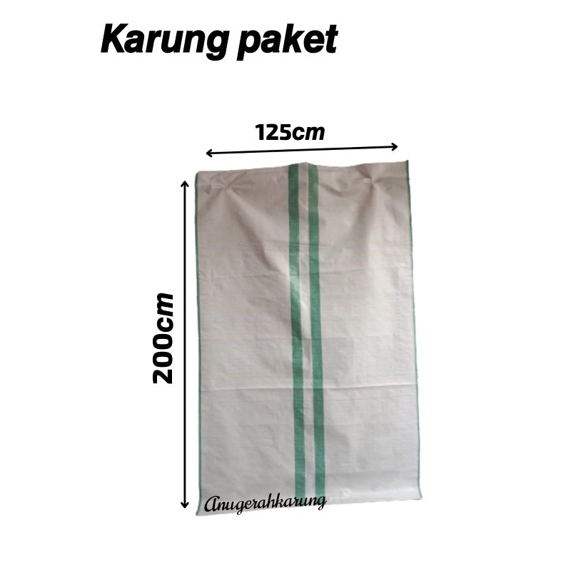 Jual karung packing jumbo promo ukuran 125x200 cm kondisi baru isi 3 ...