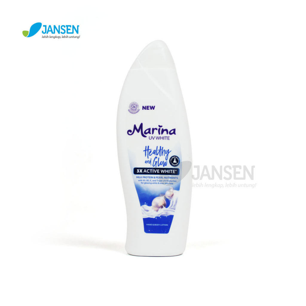 Jual Marina UV White Healthy And Glow - Handbody Lotion | Shopee Indonesia