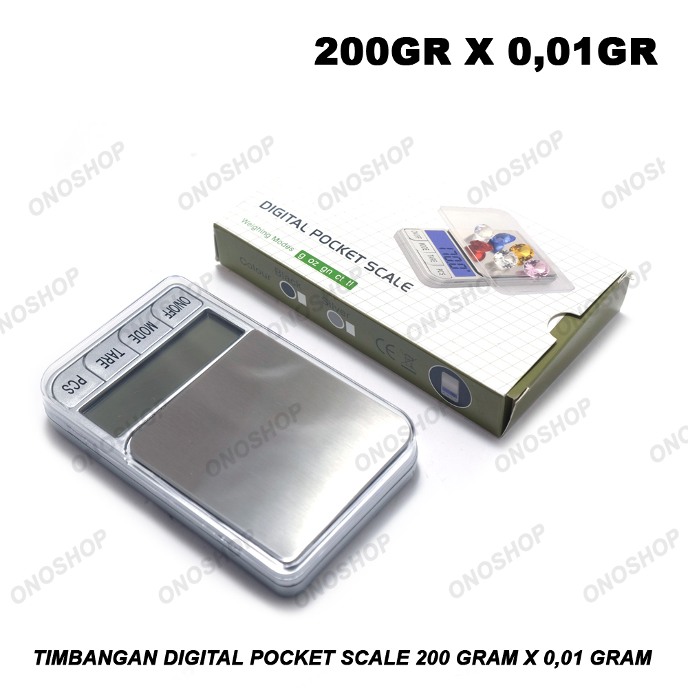 Jual Timbangan Digital Pocket Scale 200 Gram x 0,01 Gram | Shopee Indonesia