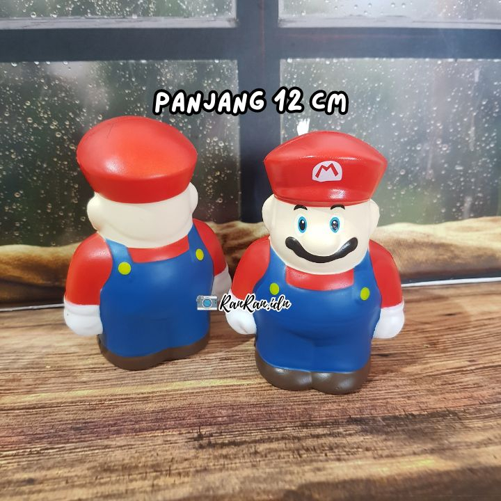 Jual Squishy Super Mario and Luigi ukuran 12 cm/ Squishy Cowok/ Squishy ...