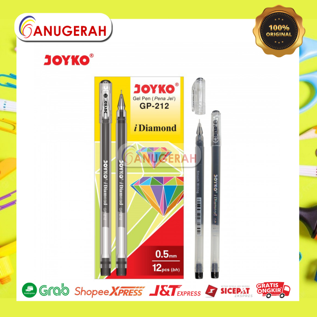 Jual JOYKO GP-212 I DIAMOND BOLPOIN GEL (PACK) | Shopee Indonesia