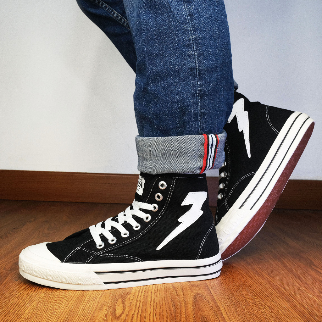 Jual BARLIN - Sepatu Sneakers Casual Pria Wanita - Noir Series | Shopee ...