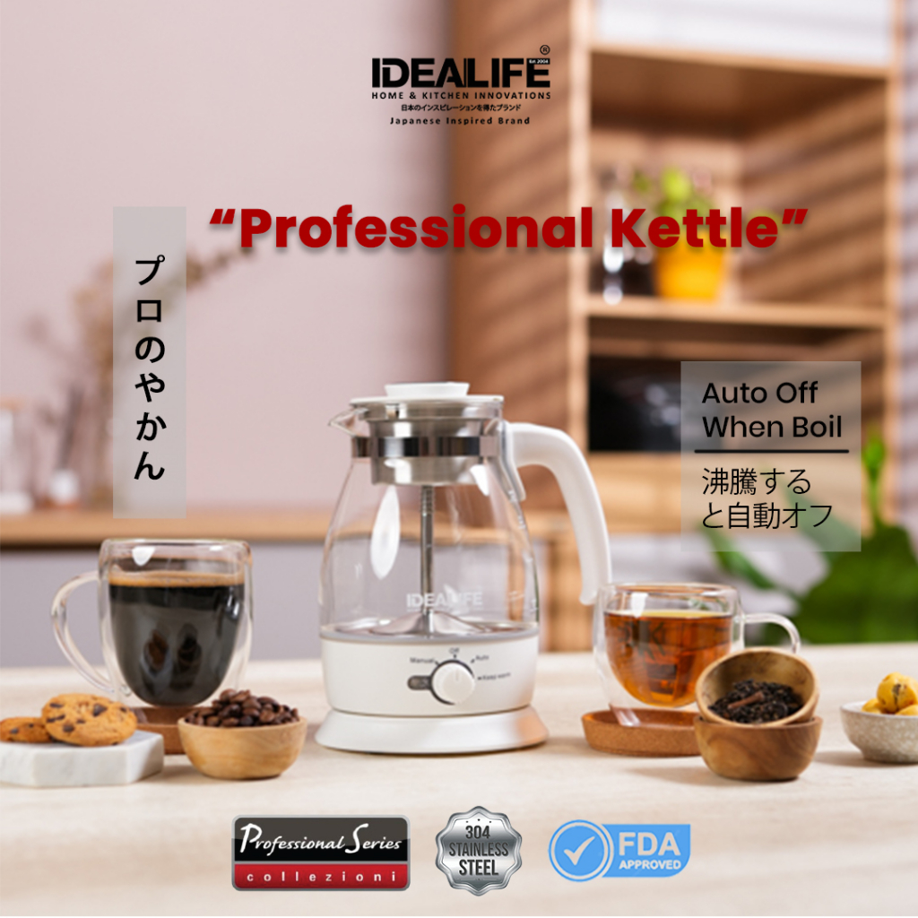 Jual IDEALIFE - Electrical Steam Tea Maker (Tea Filter) – Teko Pembuat ...