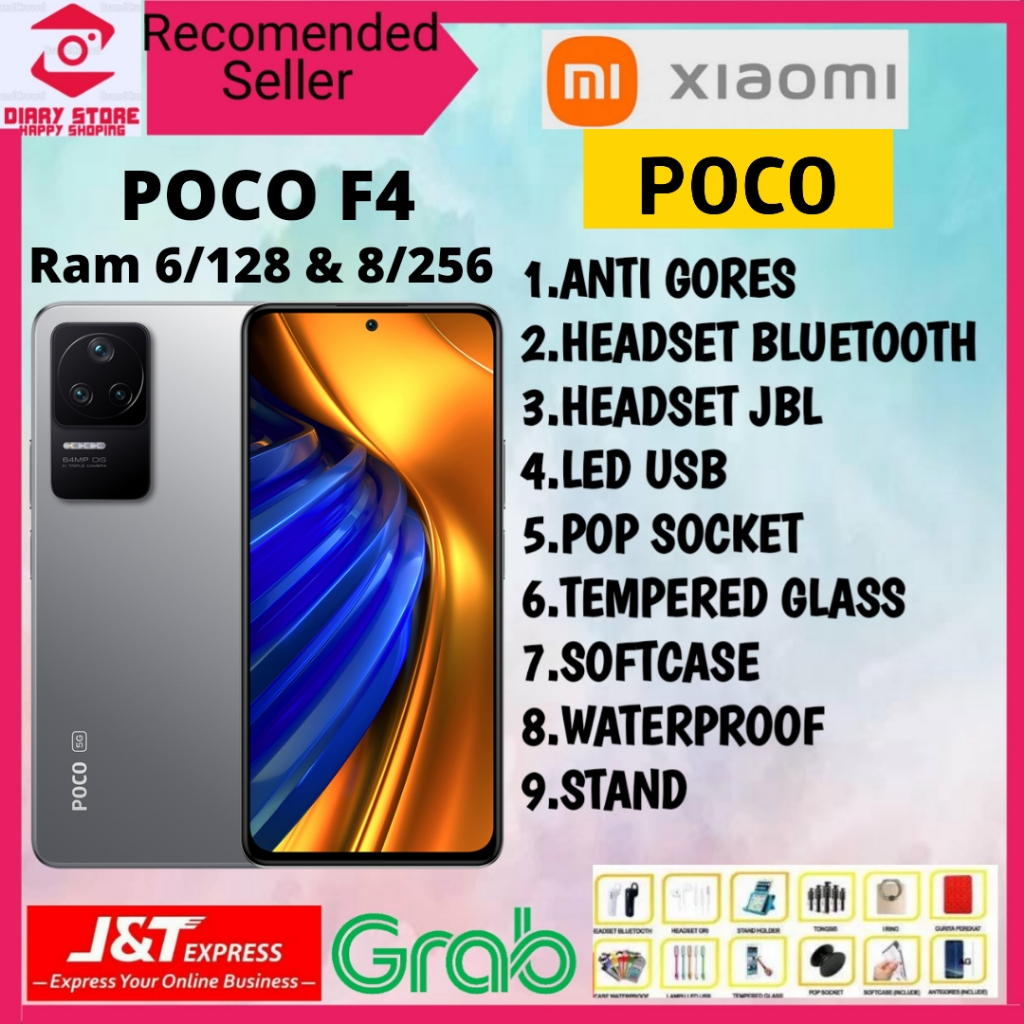 Jual XIAOMI POCO F4 5G RAM 6/128 GB & 8/256 GB GARANSI RESMI XIAOMI | Shopee Indonesia