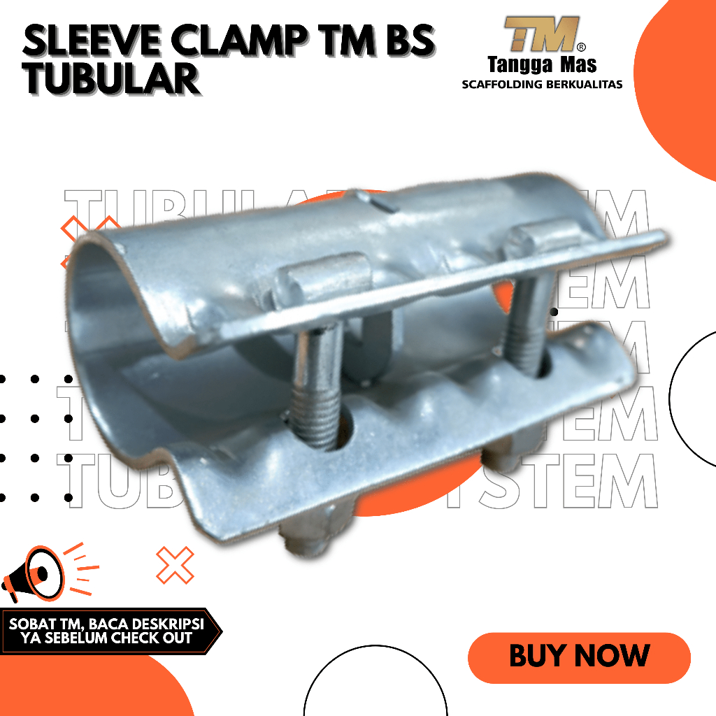 Jual SLEEVE CLAMP STANDARD BS UNTUK SCAFFOLDING JENIS PIPA / TUBULAR ...