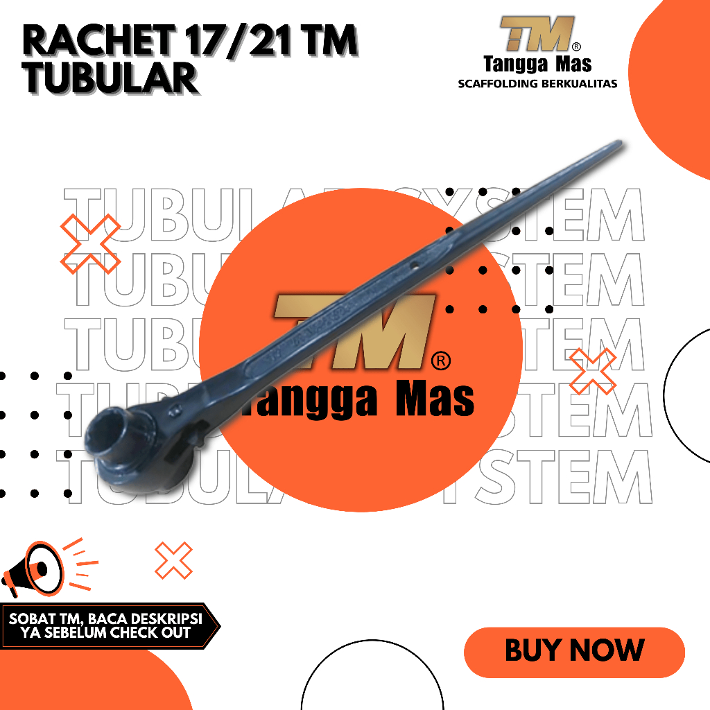 Jual RATCHET 17/21 UNTUK PENGUNCI CLAMP PADA SCAFFOLDING JENIS PIPA ...