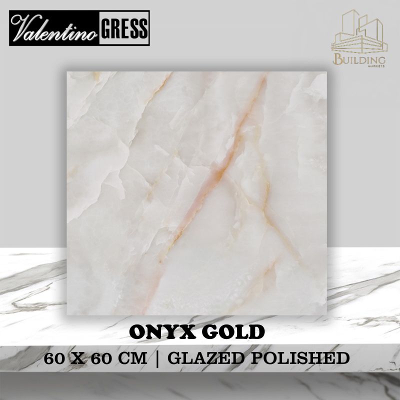 Jual Granite Lantai 60x60 ONYX GOLD/GLOSSY/VALENTINO GRESS | Shopee ...