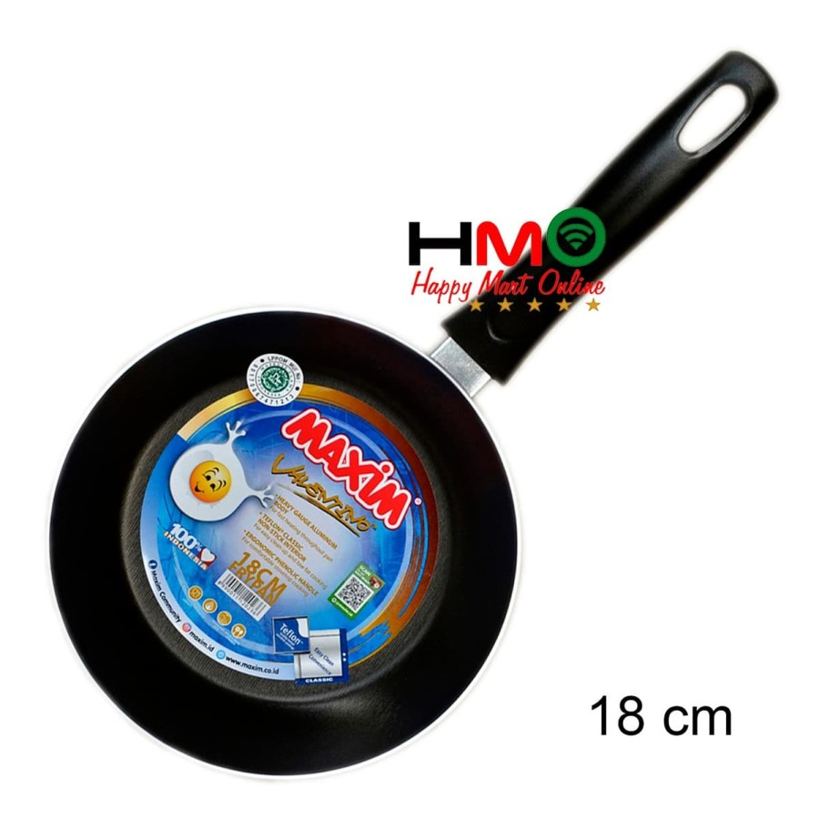 Jual Frypan Teflon Maxim Valentino Diameter 12 18 20 22 24 26 CM ...