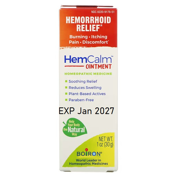 Jual Boiron, Salep HemCalm, Pereda Wasir, Hemorrhoid Ointment 30 g ...