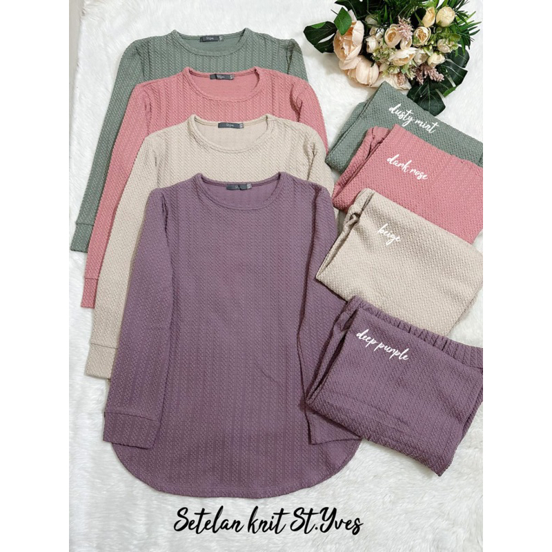Jual Setelan knit panjang | Shopee Indonesia