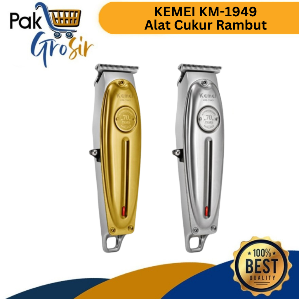 Jual Kemei 1949 Alat Mesin Cukur Rambut KM 1949 Body Full Metal Trimmer KM-1949 Hair Clipper ...