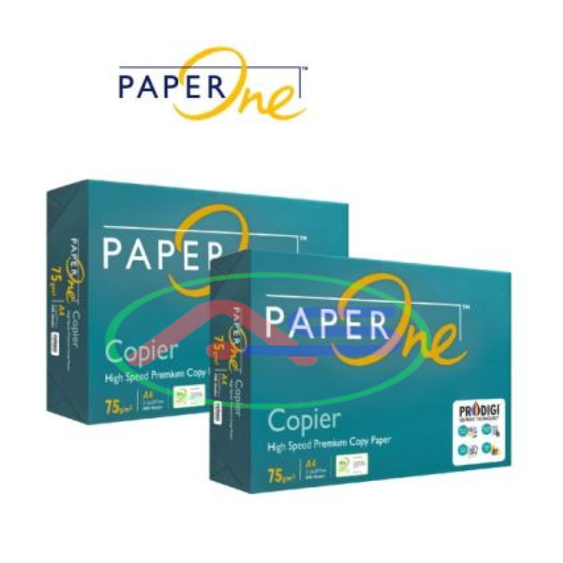 Jual Kertas print dan fotocopy A4 / F4 paper one 75gram | Shopee Indonesia