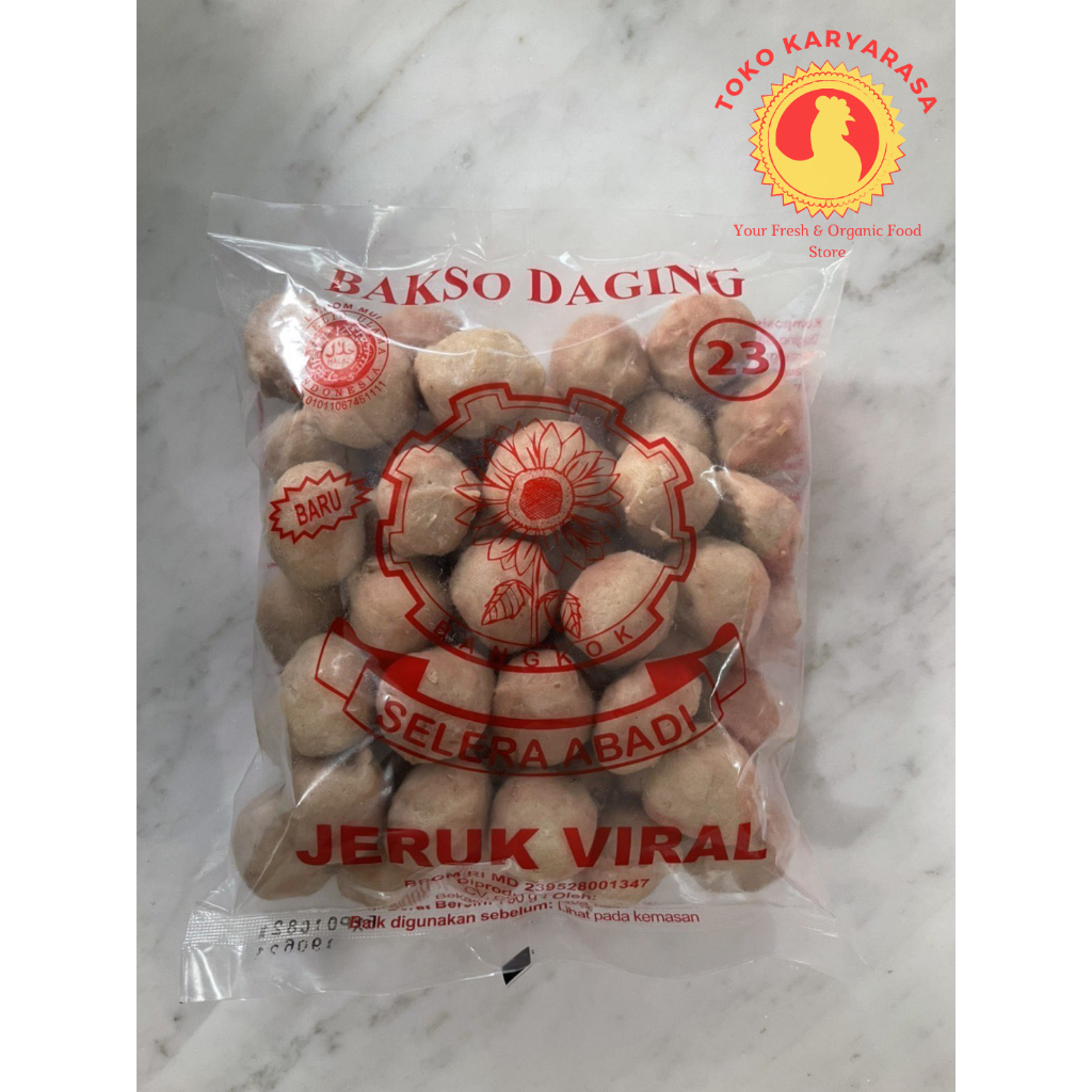Jual Bakso Jeruk Viral (Isi 25 & 50) - Bakso Daging Sapi Frozen Halal ...