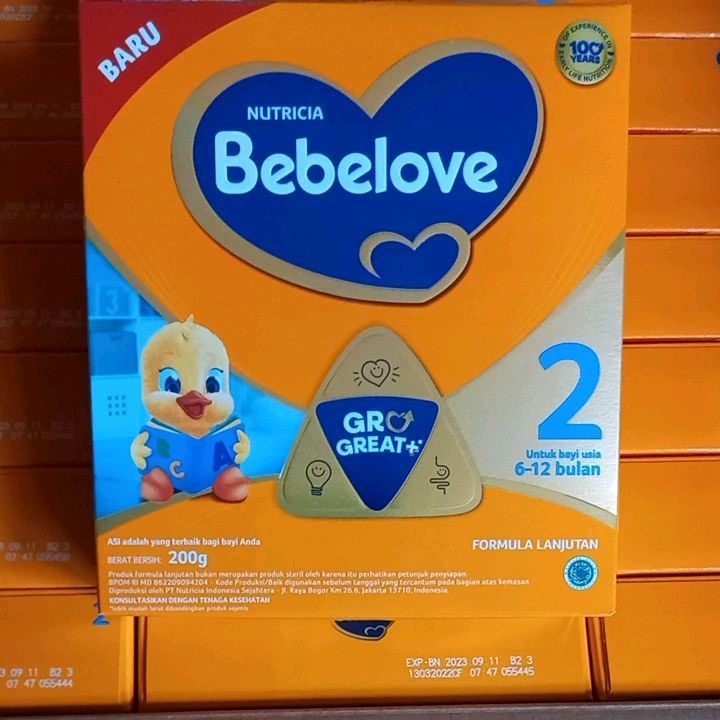 Jual SUSU FORMULA BAYI ANAK BEBELOVE 6-12 BULAN 2 400 GRAM | Shopee ...