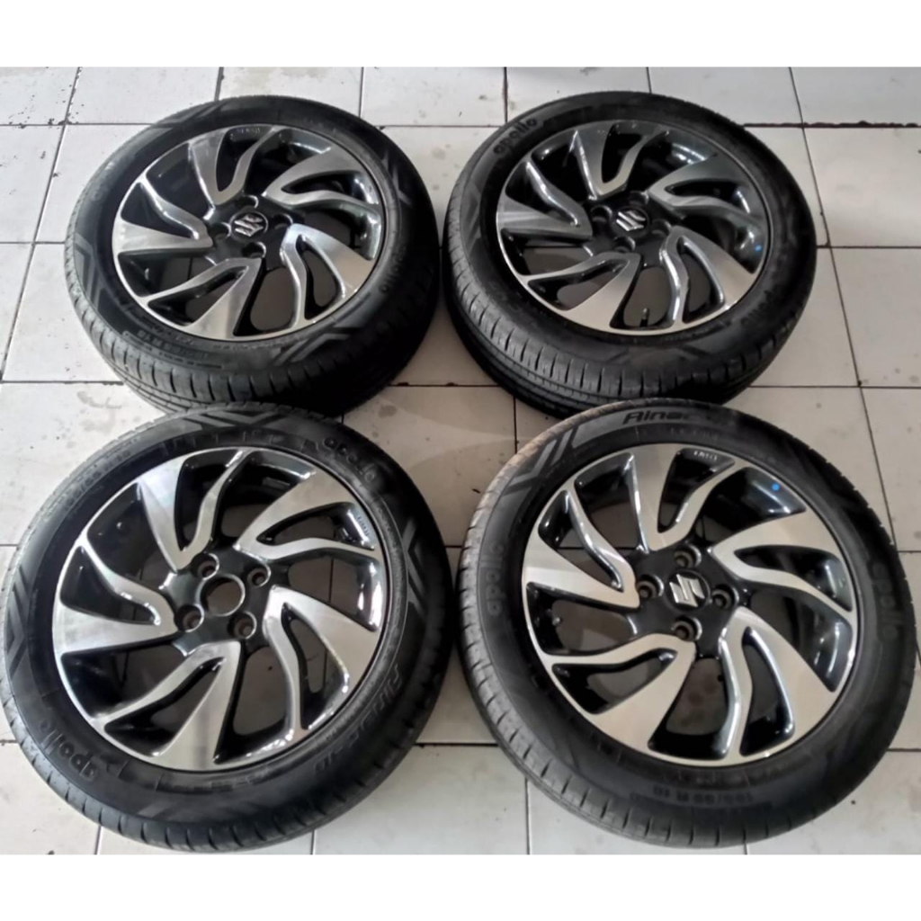 Jual Velg Mobil Bekas Ring 16 Baut 4 STD SUZUKI BALENO R16 4X100 BAN ...