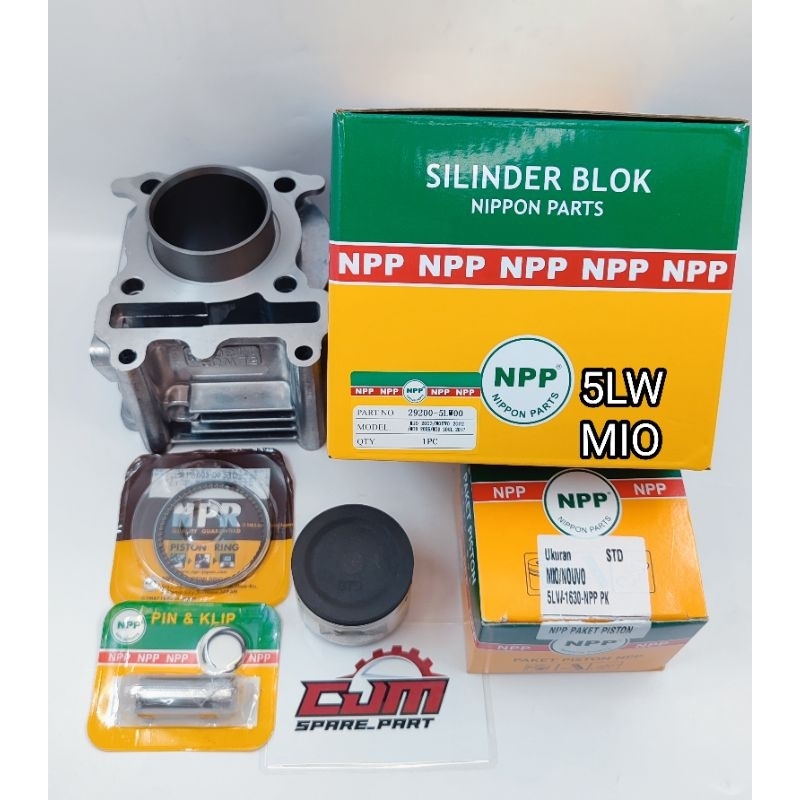 Jual blok boring seher set plus piston kit komplit mio lama Mio soul karbu original npp | Shopee ...