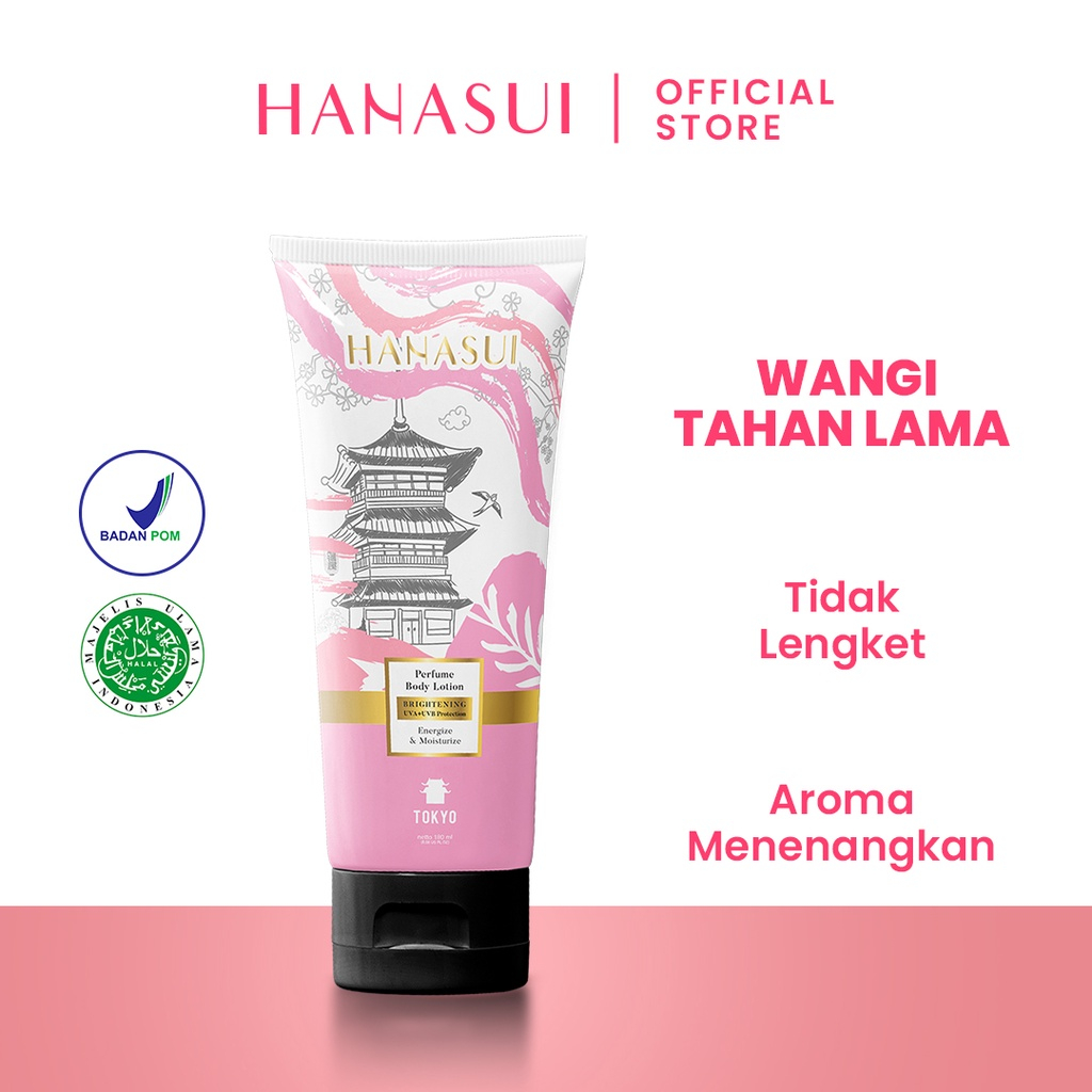 Jual Hanasui Brightening Perfume Body Lotion-Tokyo | Shopee Indonesia