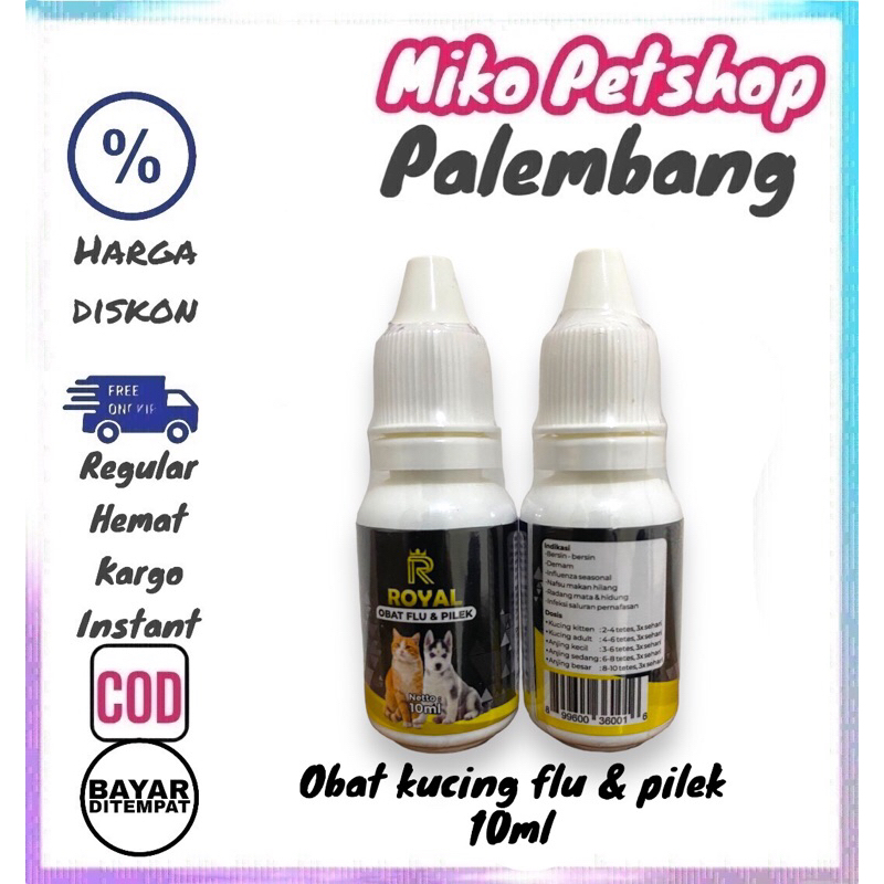 Jual Royal Flu 10ml Obat Flu Dan Pilek Kucing Dan Anjing | Shopee Indonesia