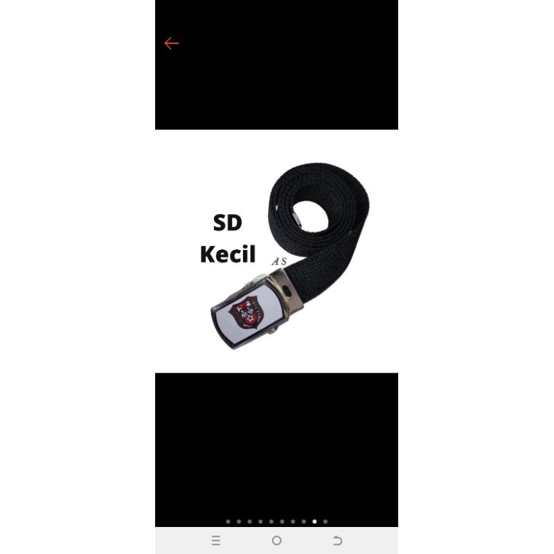 Jual Sabuk pinggang gesper anak SD ukuran kecil model geser | Shopee ...