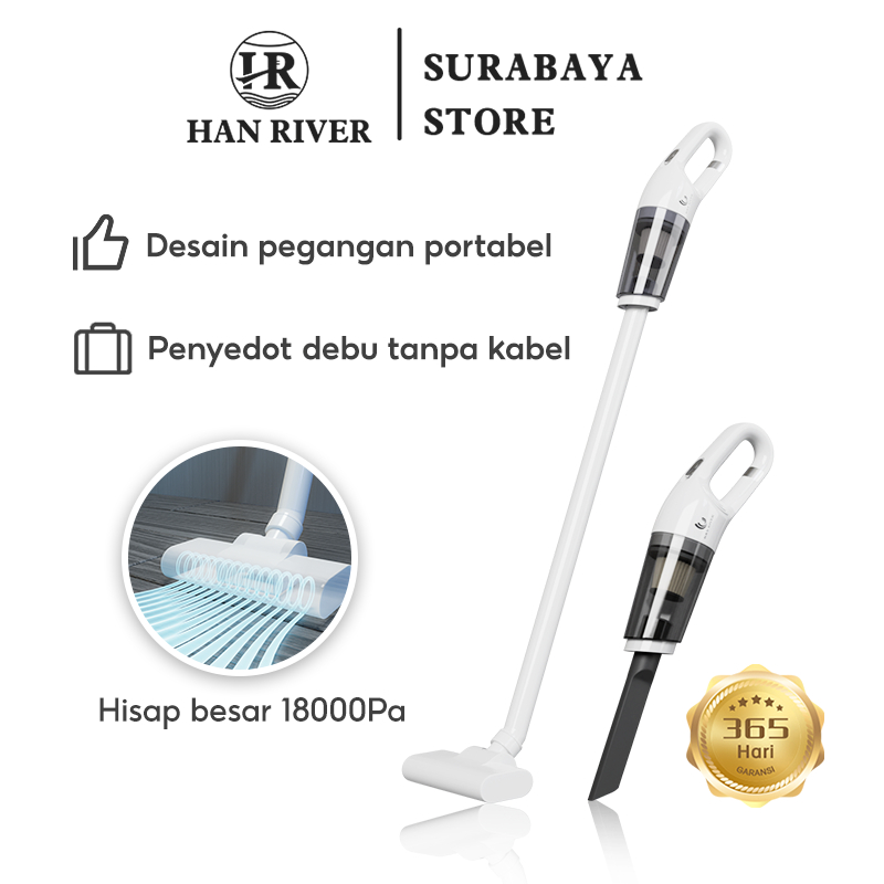 Jual HAN RIVER Vacuum Cleaner Portable 5 in 1 Penyedot Debu wireless ...