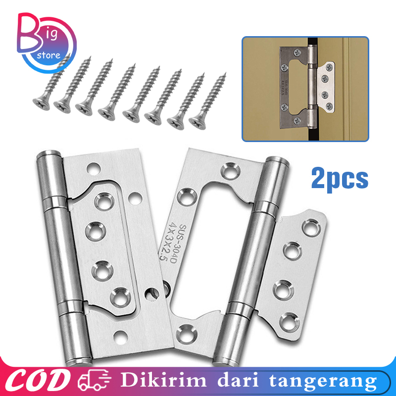 Jual 2pcs Engsel Pintu Stainless Engsel Pintu 4 Inch Engsel Jendela ...