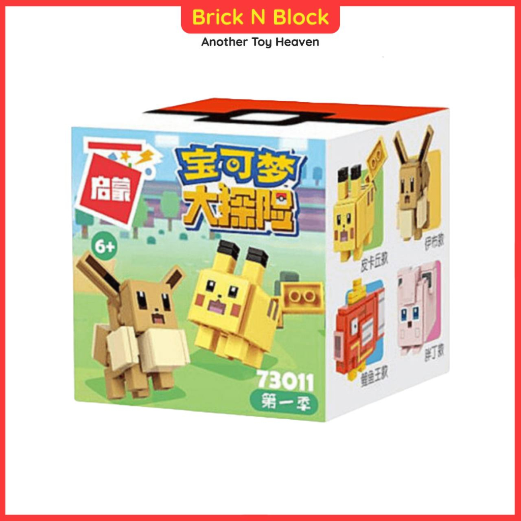 Jual Brick N Block- Keeppley Qman Pokemon Quest Wave 1 Figure Mini ...