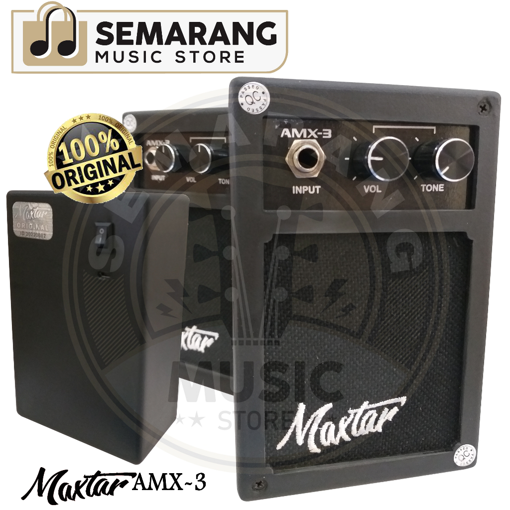 Jual ORIGINAL!!! Ampli Gitar Maxtar AMX-3 Amply Gitar Mini Amplifier ...