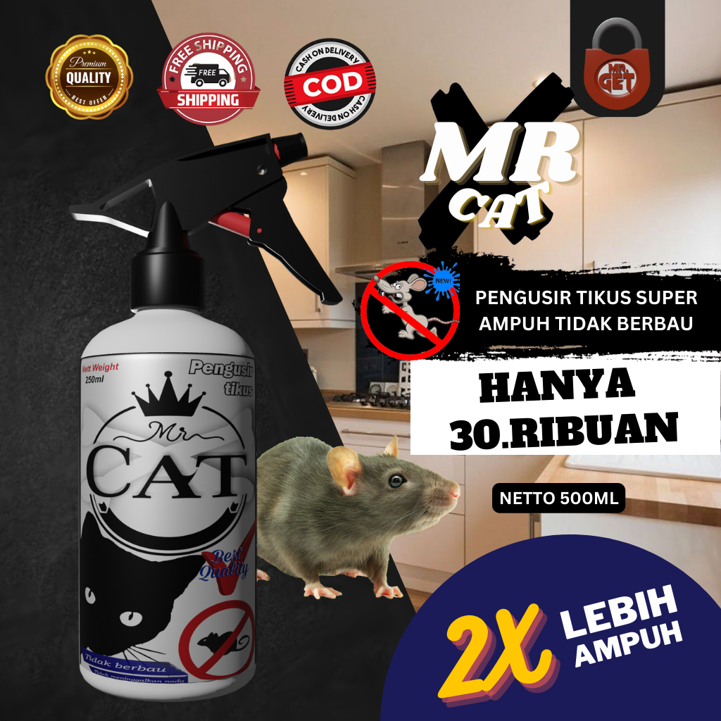 Jual Cairan Pengusir Tikus, Pembasmi tikus, racun Tikus AMPUH 500 ml ...