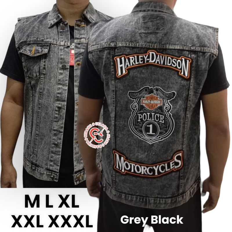 Jual ROMPI JEAN'S MOTOR HARLEY SANDWASH VEST Body Protector Bikers ...