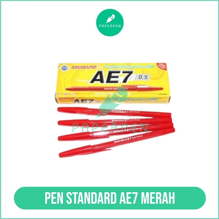 Jual 1 Lusin Bulpoin Standard Ae7 Merah | Shopee Indonesia