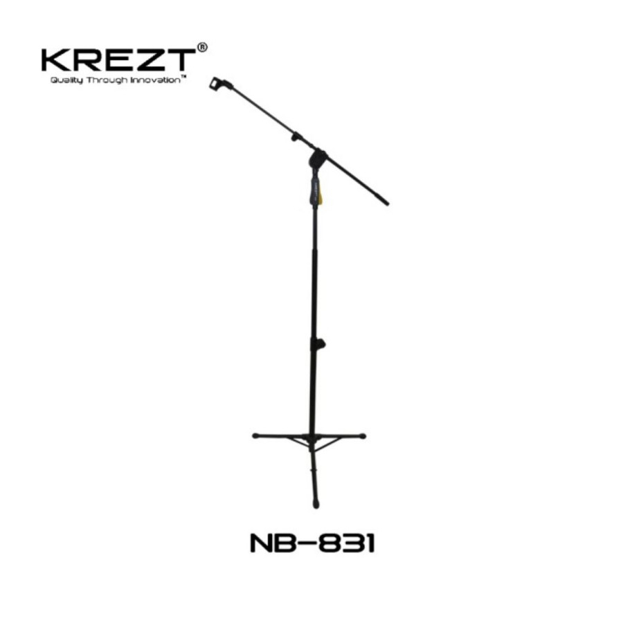 Jual STAND MICROPHONE KREZT NB-831 Stand Mic Tinggi 2.2 Meter Krezt ...