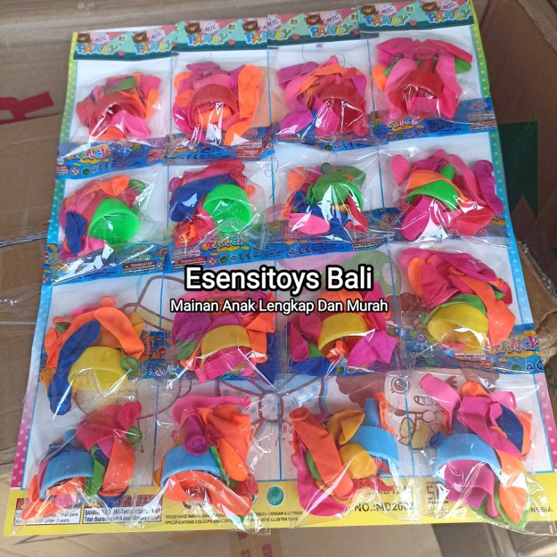 Jual Mainan Balon Waterboom / Perang Balon Air Satuan bisa diisi air ...
