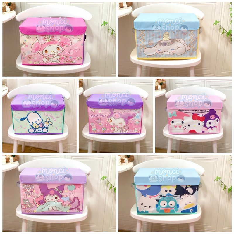 Jual Sanrio container (bahan kain, ada pegangan disamping kanan kiri ...