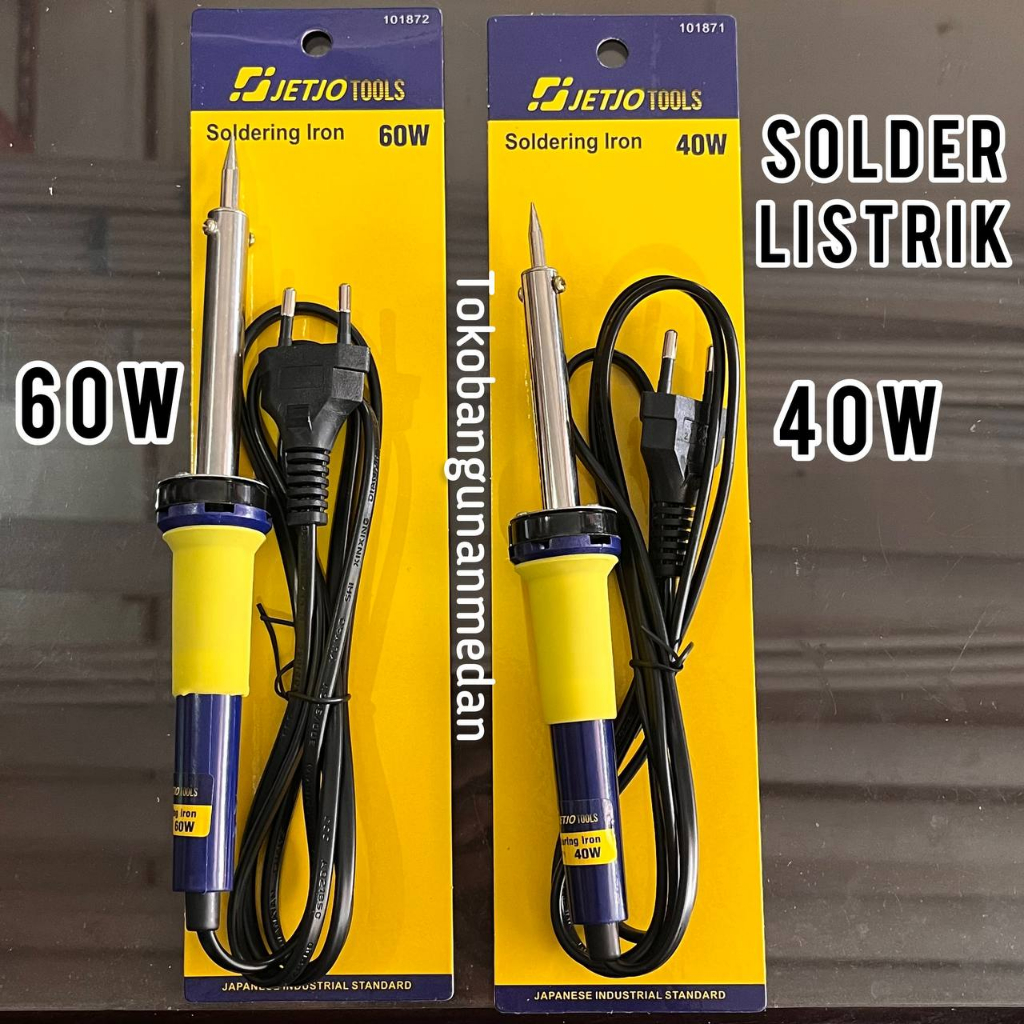 Jual SOLDER LISTRIK 40 / 60 WATT JETJO TOOLS SOLDERING IRON | Shopee ...